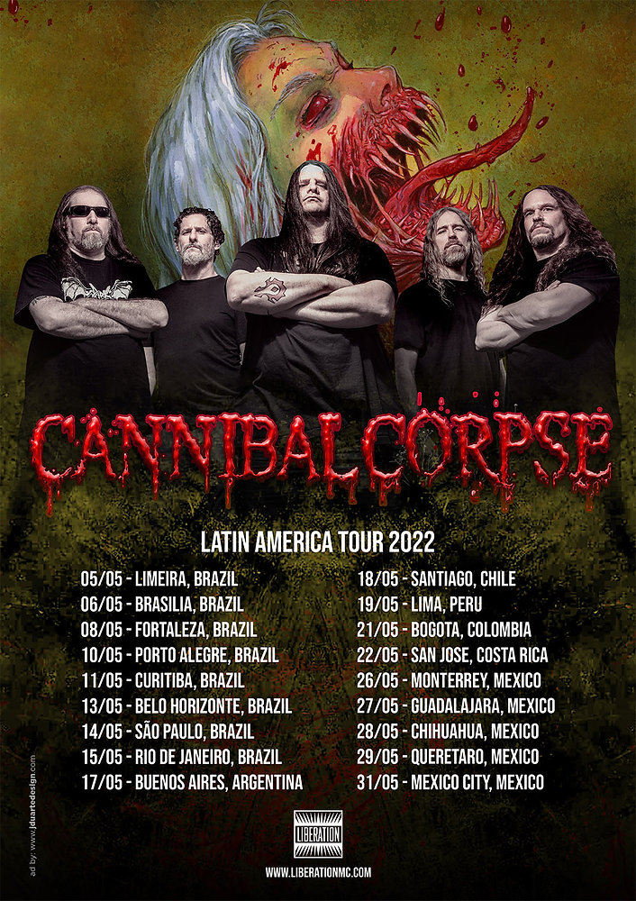 CANNIBAL CORPSE: A Violência do Death Metal Elevada à Níveis ...